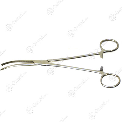 Misdom Frank Ochsner Artery Forceps 1x2 Teeth, Curved, 8in Length X ...
