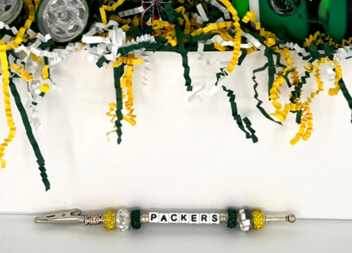 15 PC GREEN BAY PACKERS BONG PIPE SMOKE GIFT SET-ROACH CLIPS-SPORTS ...