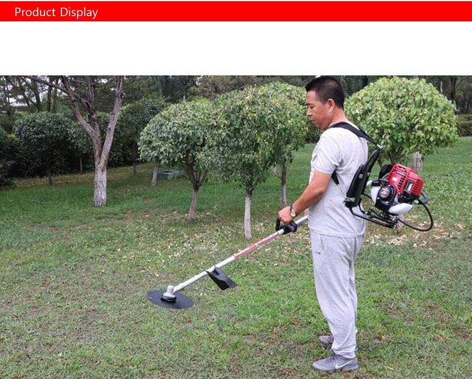 Gx35 Backpack 4 Stroke 7 in 1 Brush Cutter Grass Hedge Trimmer Lawn ...