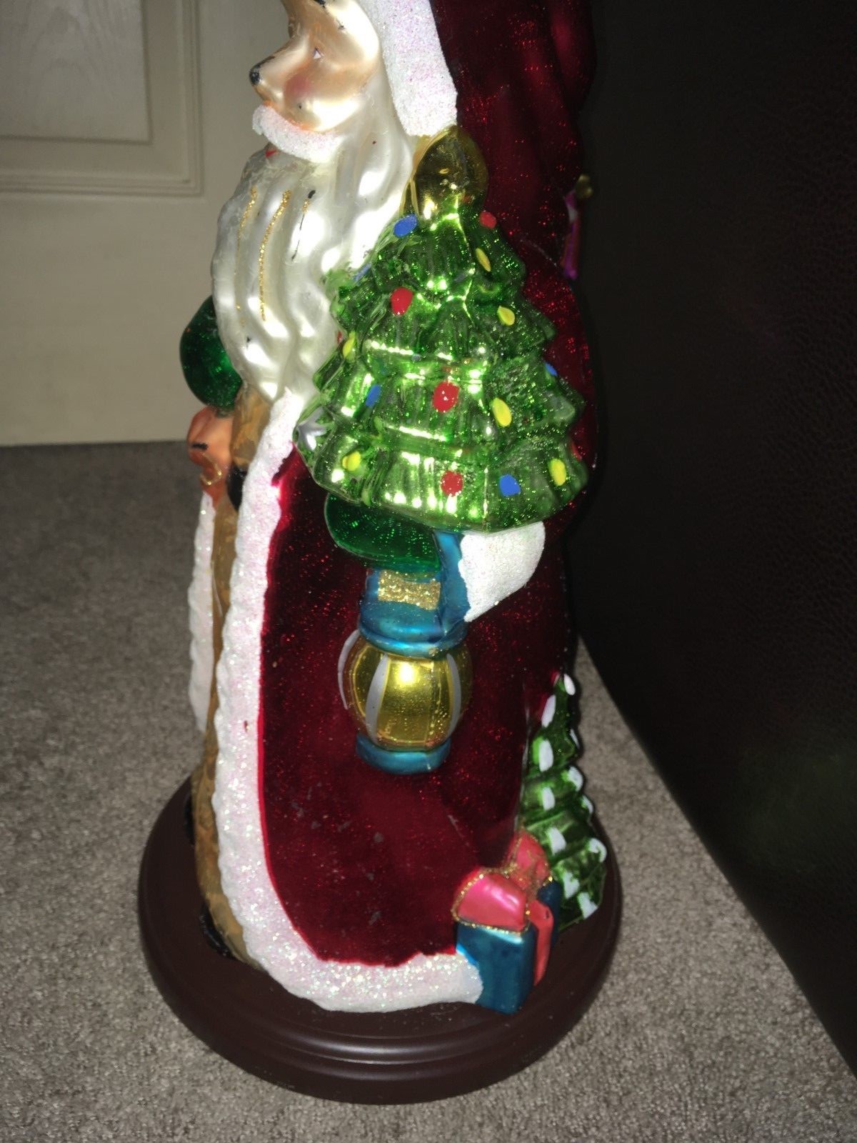 thomas pacconi classics inc. 30 years 2004 hand blown 17'' santa tree ...