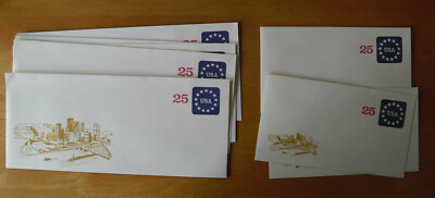 Lot of 10 Vintage USA 25 Cent Stamp Pittsburgh Pennsylvania Envelopes ...