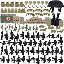 270pcs Military Soldiers Toy Kit Army Men Figures & Accessories Model ...