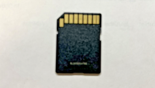 Cadillac Data Video Recorder SD Memory Card 32GB V10 Card Correctly ...