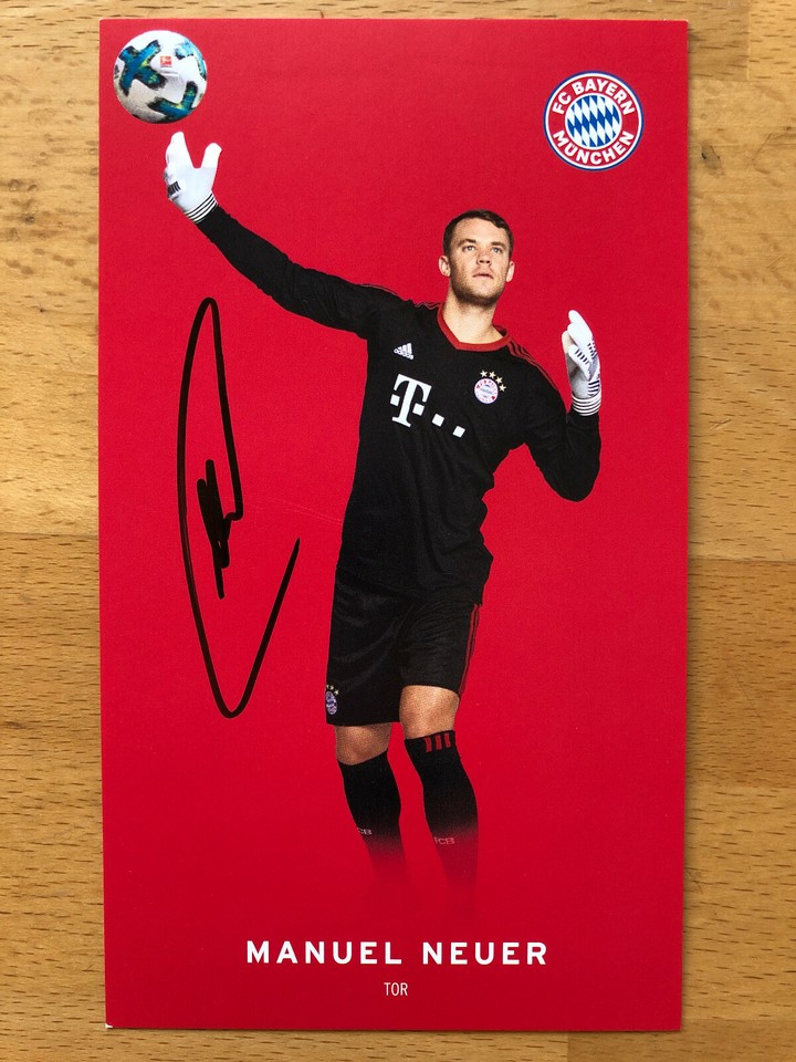 FC Bayern München Autogrammkarte 2017-18 original signiert 1 AK ...