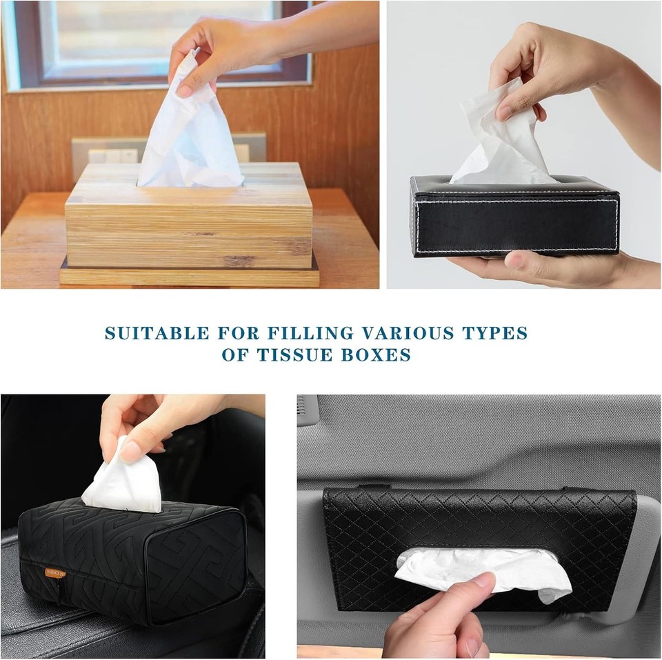 Car Tissue Refill 18 Packs Car Tissues Auto Visor Tissue Refills for ...