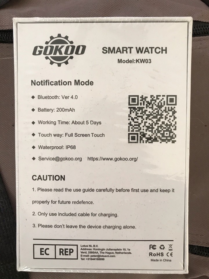 GOKOO Smart Watch KW-03 | eBay