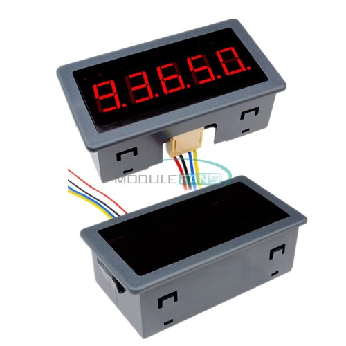 Red LED 0.56" Digital Counter Meter Count Timer Timing Three Function ...