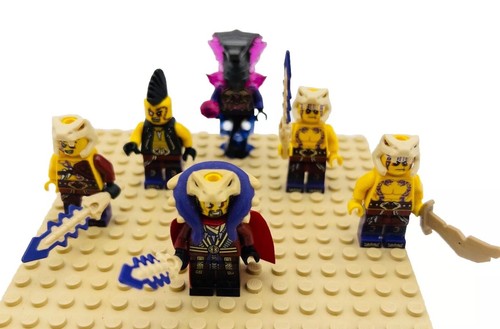 Lego® Ninjago 🦊 Minikonvolut 6 Figuren mit Waffen Master Chen Aspeera ...