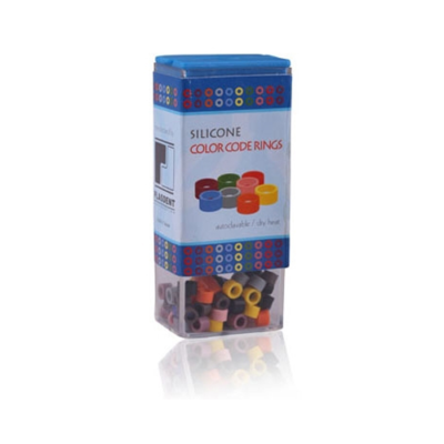 Plasdent 202CD-A Silicone Instrument Color Code Rings Standard Assorted ...