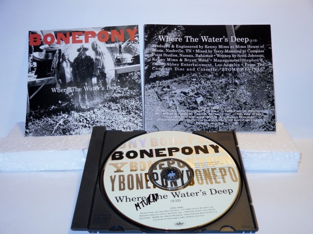 Bonepony - Where the Water's Deep Promotional ONLY CD Si ** Free ...