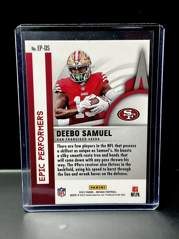 2023 Panini Mosaic Football Deebo Samuel Epic Performers #EP-DS 49ers ...