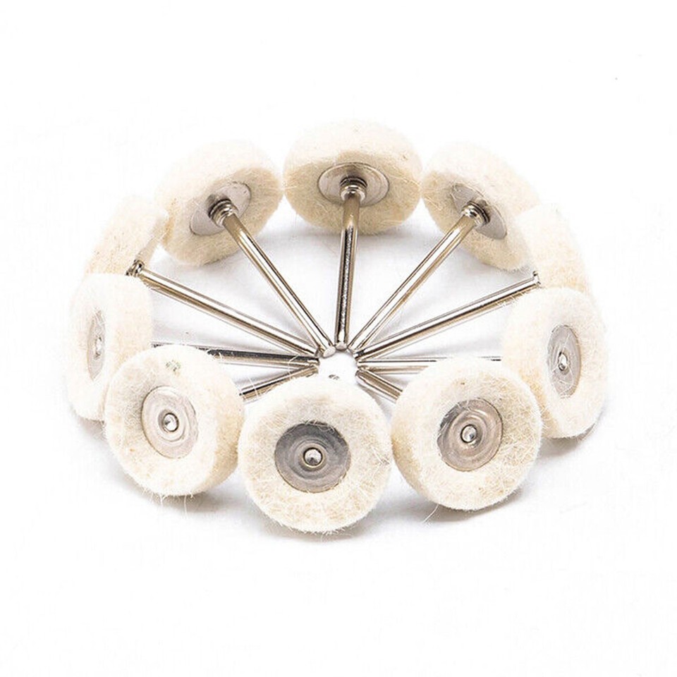 1-100 Polishing Buffing Wheel Adjustable Wool Felt Shank Grinder Pad ...