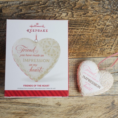 Hallmark Ornament Friends of the Heart 2014 Friend Beautiful Lace-Look ...