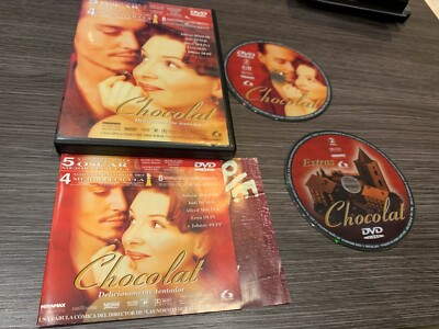 Chocolat DVD Juliette Binoche Judi Dench Alfred Molina Johnny Depp | eBay