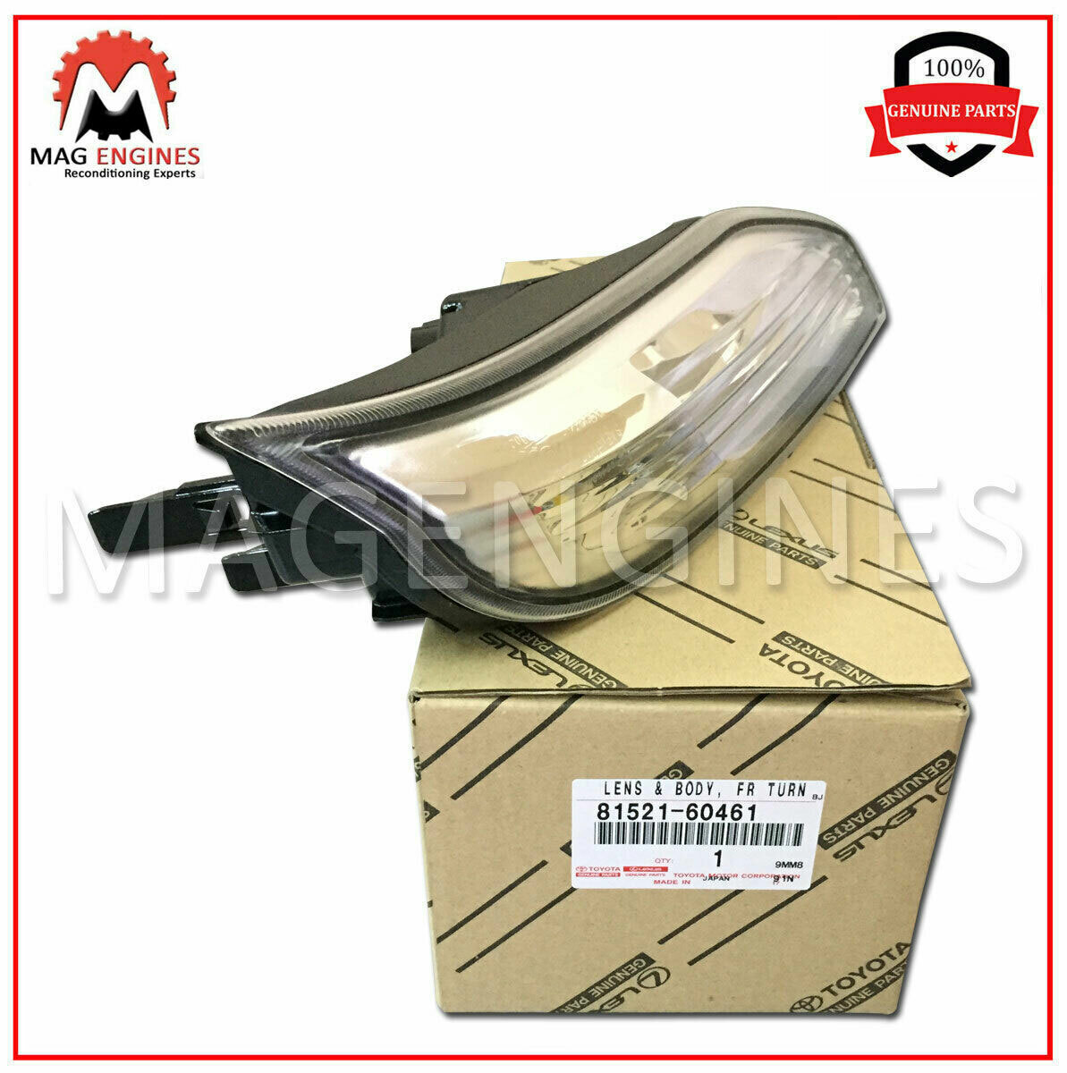 81521-60461 GENUINE OEM FRONT TURN SIGNAL LAMP LENS 8152160461 | eBay