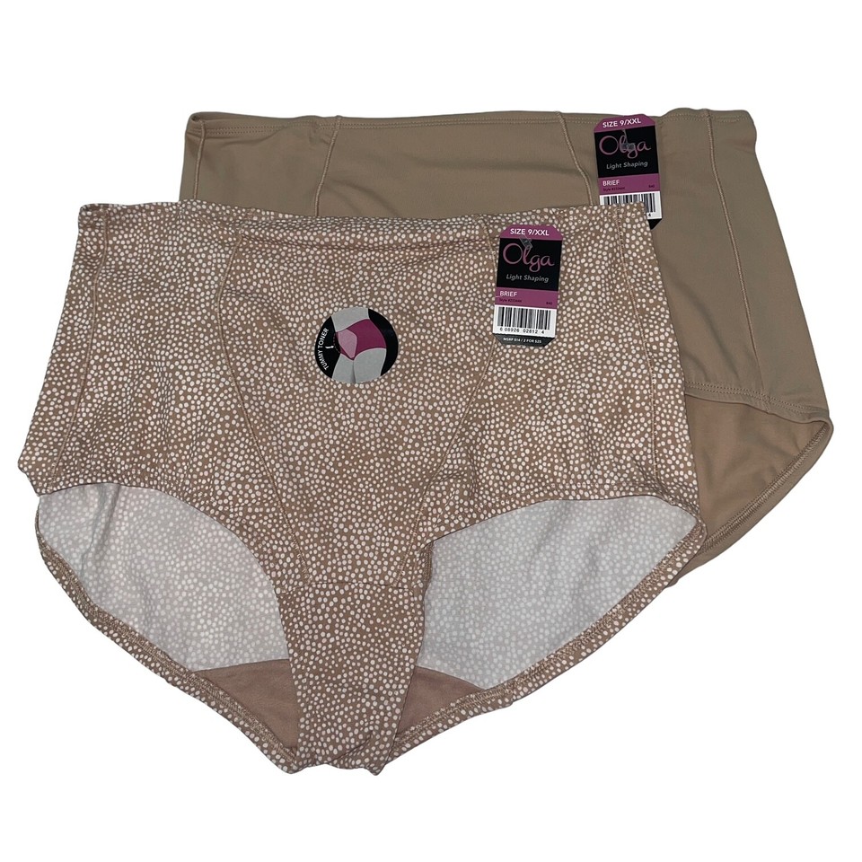 Olga Tummy Toner Light Shaping Panty Shapewear Briefs 23344 Smoothing 2 ...
