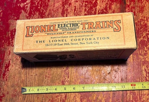 LIONEL 262 VINTAGE PRE WAR LOCOMOTIVE ~ ORIGINAL BOX. RARE!!!!!!!!! | eBay