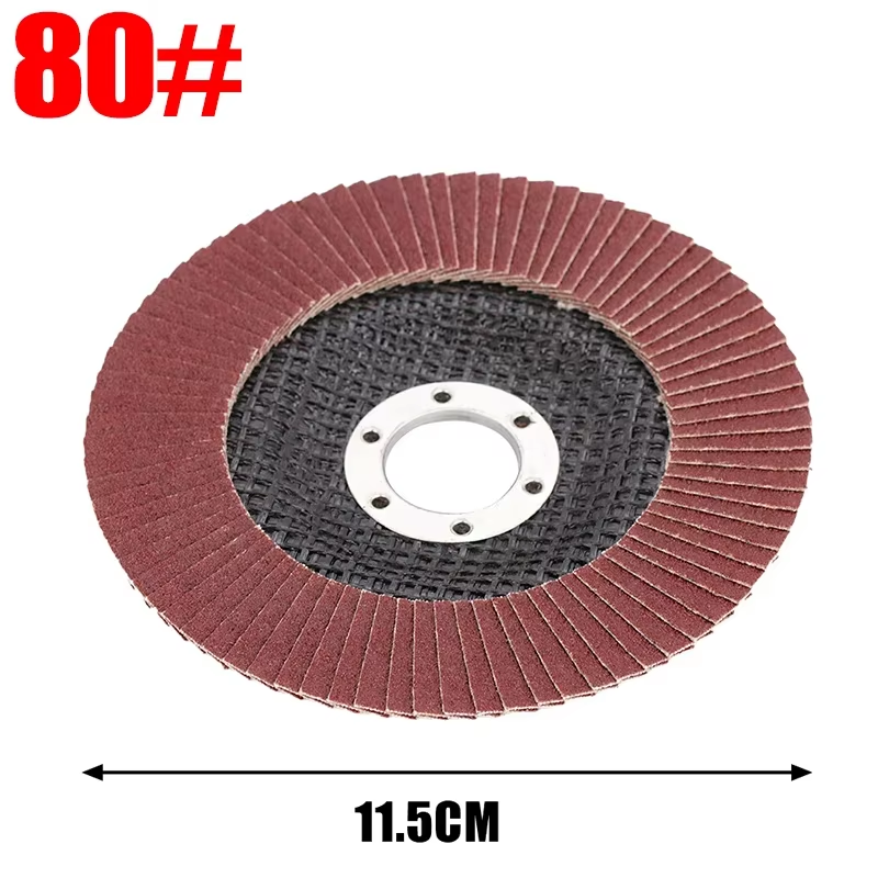 40 60 80 120 Grit Grinding Discs Red Sand Disc Flap Discs for Angle ...