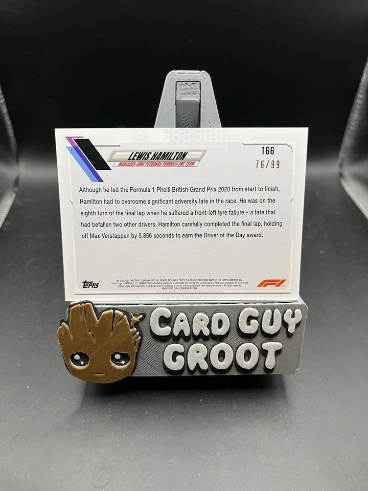 2021 Topps Formula 1 Lewis Hamilton #166 Blue /99 🔥 Mercedes F1 WC SP ...