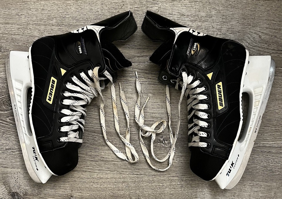 Men Size 11 - Bauer Supreme 1000 Ice Hockey Skates TUUK Custom | eBay