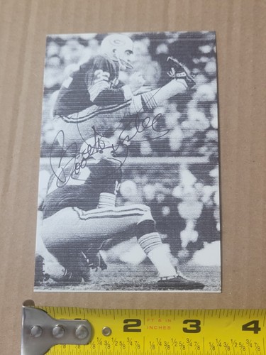 Booth Lusteg Signed Small Photo Autograph Green Bay Packers Autographed ...