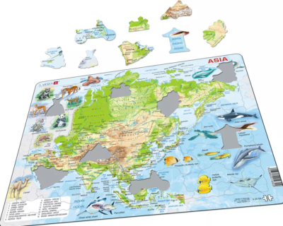 Asia Puzzle Map