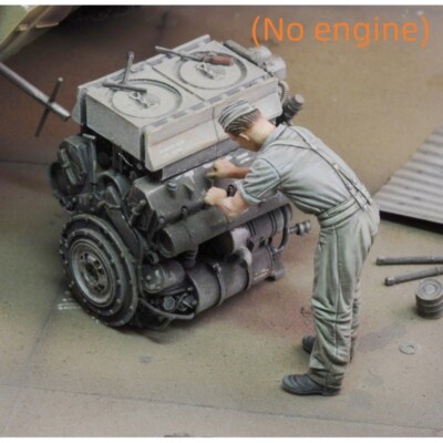 1/35 resin figures model German Soldier Engineer No engine unpainted ...