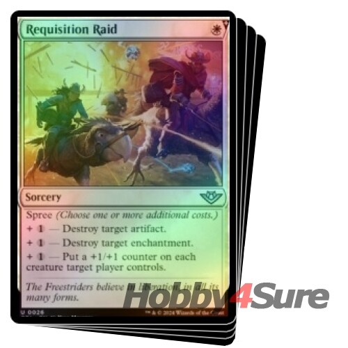 Foil Requisition Raid X4 M/NM Magic MTG Outlaws Of Thunder Junction | eBay
