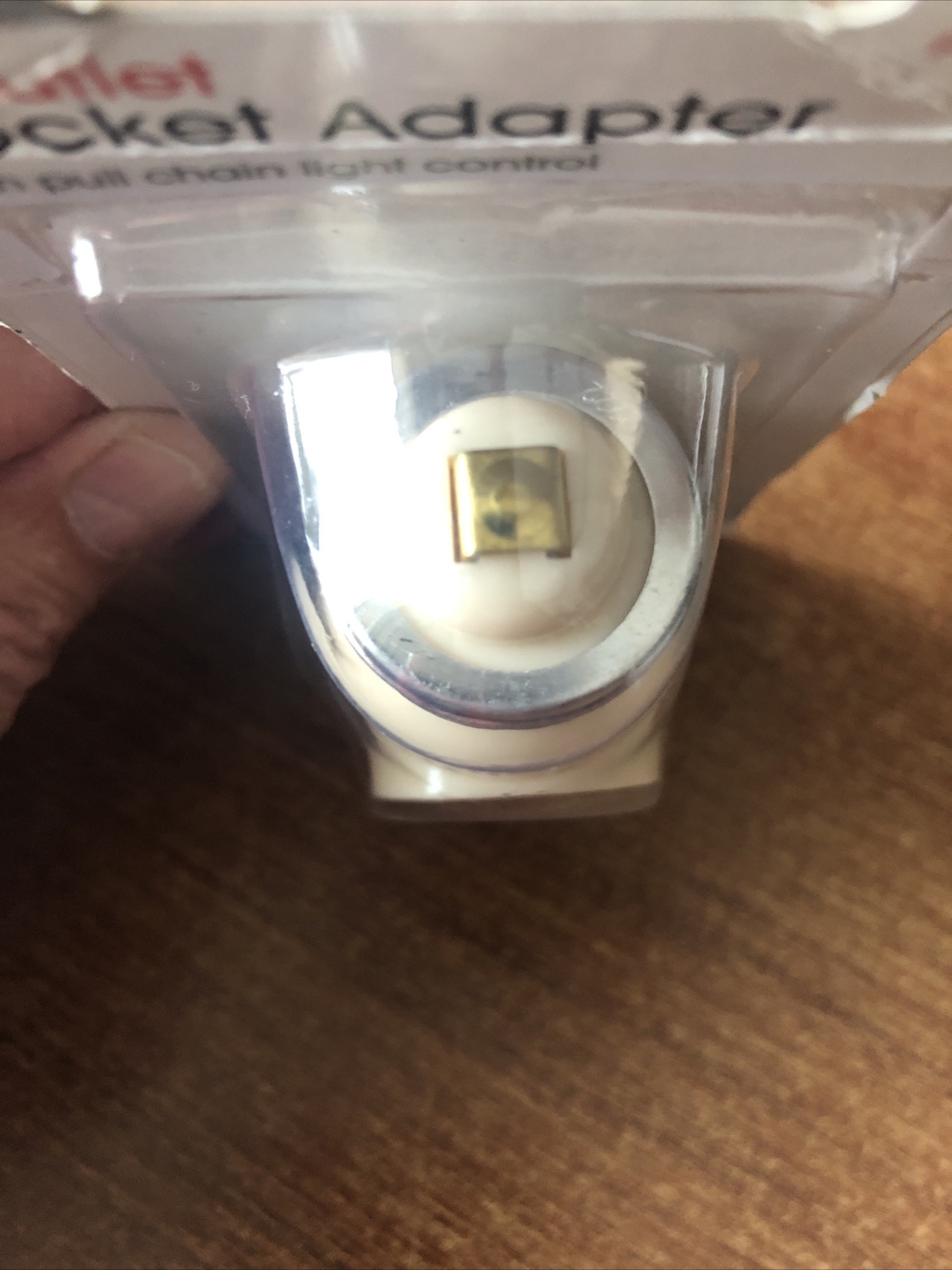 GE 54180 Socket Adapter With Pull Chain Light Control and 2 Outlet ...