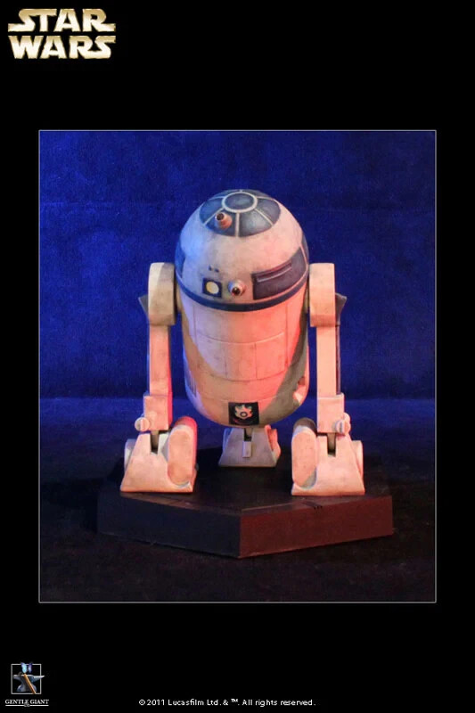 GENTLE GIANT STAR WARS THE CLONE WARS R2-D2 MAQUETTE STATUE 2012 NEW #5 ...