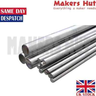 6mm - 30mm Diameter Rods Linear Shaft Chrome Plated Round Bar 3D ...