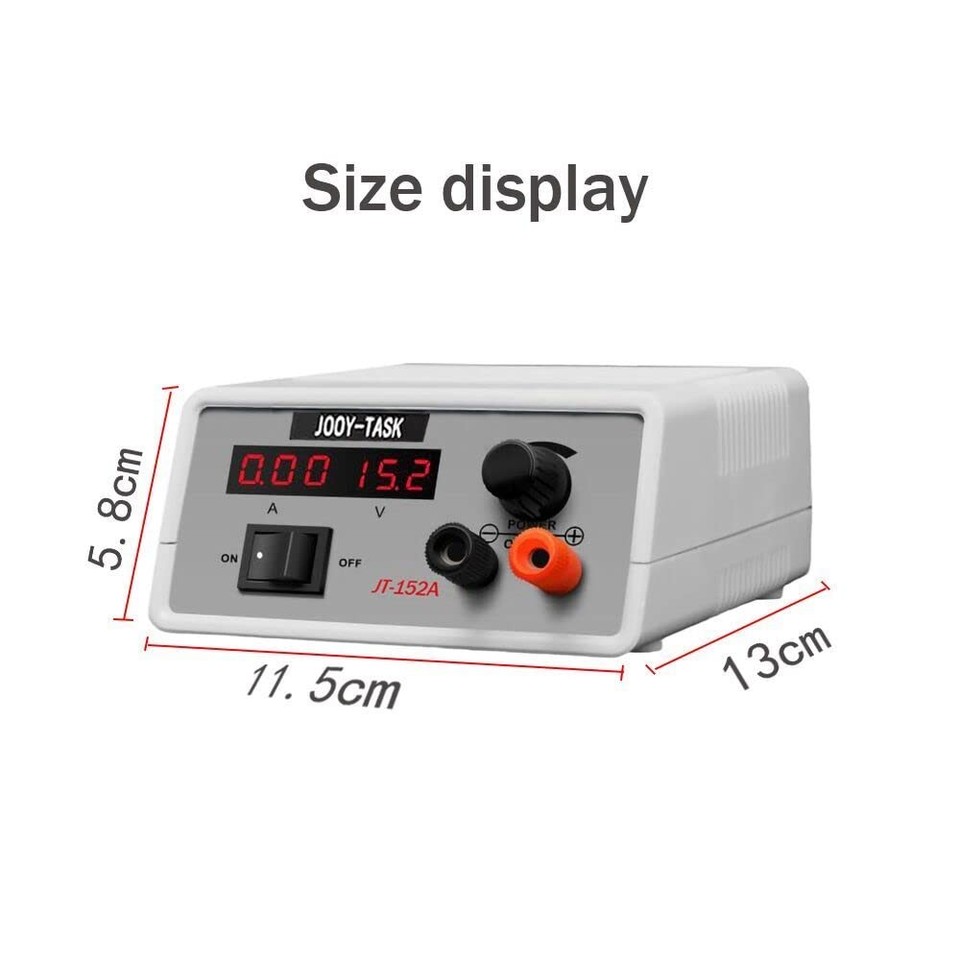 Adjustable DC Power Supply Variable Output &Lab Small Bench Power ...