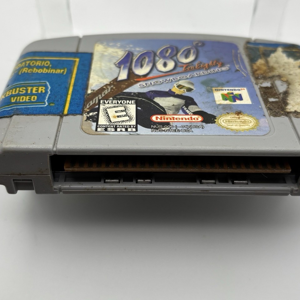 1080 Snowboarding Nintendo 64 N64 - Carriage Only - Blockbuster ...