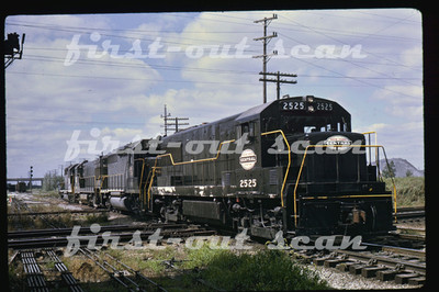 F Original Slide - New York Central NYC PC 2525 GE U25B Group View ...