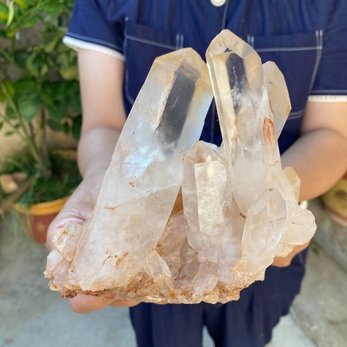2.4LB LargeClear Natural Beautiful White QUARTZ Crystal Cluster Specimen | eBay