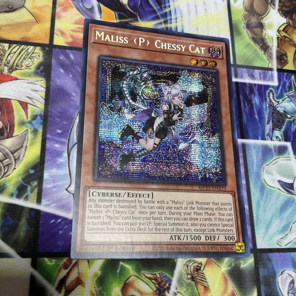 Maliss P Chessy Cat mp25-en123 1st Edition (NEW) Prismatic-Secret Rare ...