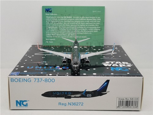 NG Model FOR United Airlines for boeing B737-800 N36272 1:400 plane Pre ...