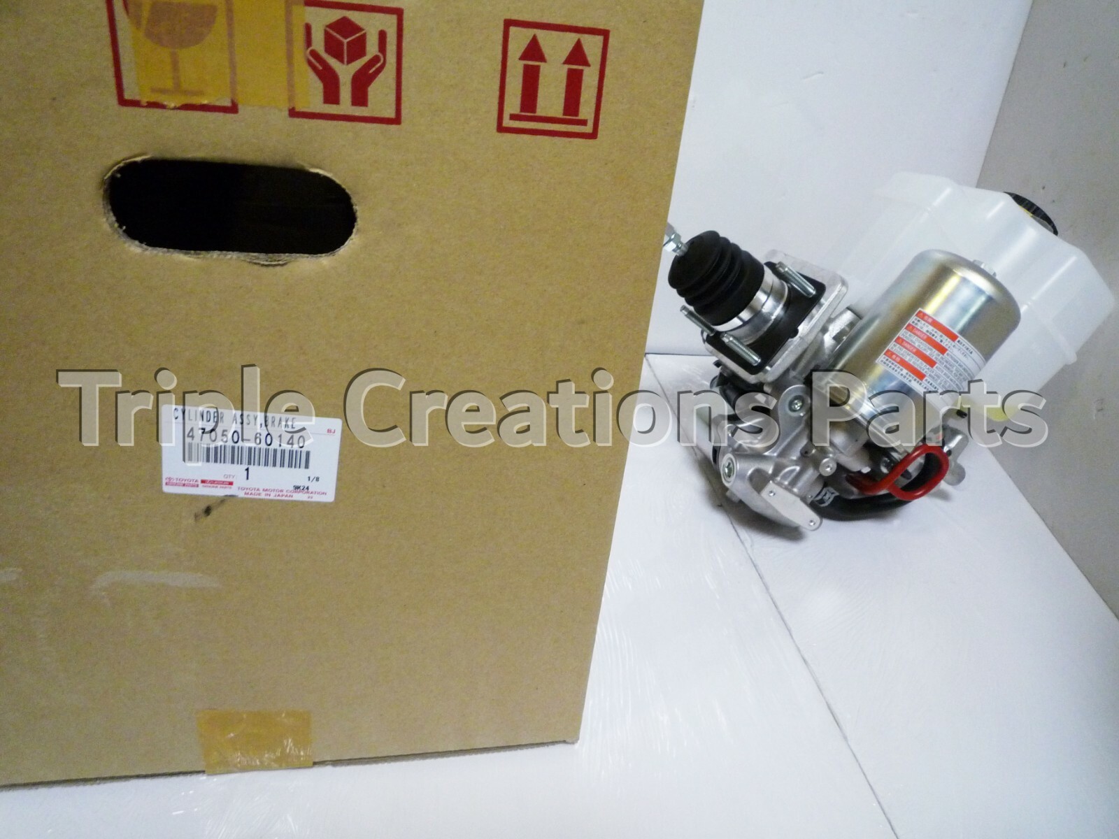 4705060140 GENUINE Toyota BRAKE BOOSTER ASSY, W/MASTER CYLINDER 47050 ...