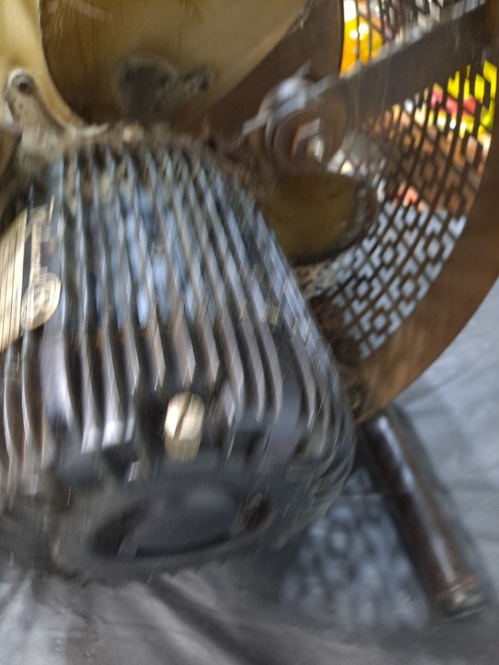 Vintage Metal Mid Century Hassock Footstool Fan Redmond 6102 16.5" X 13 ...