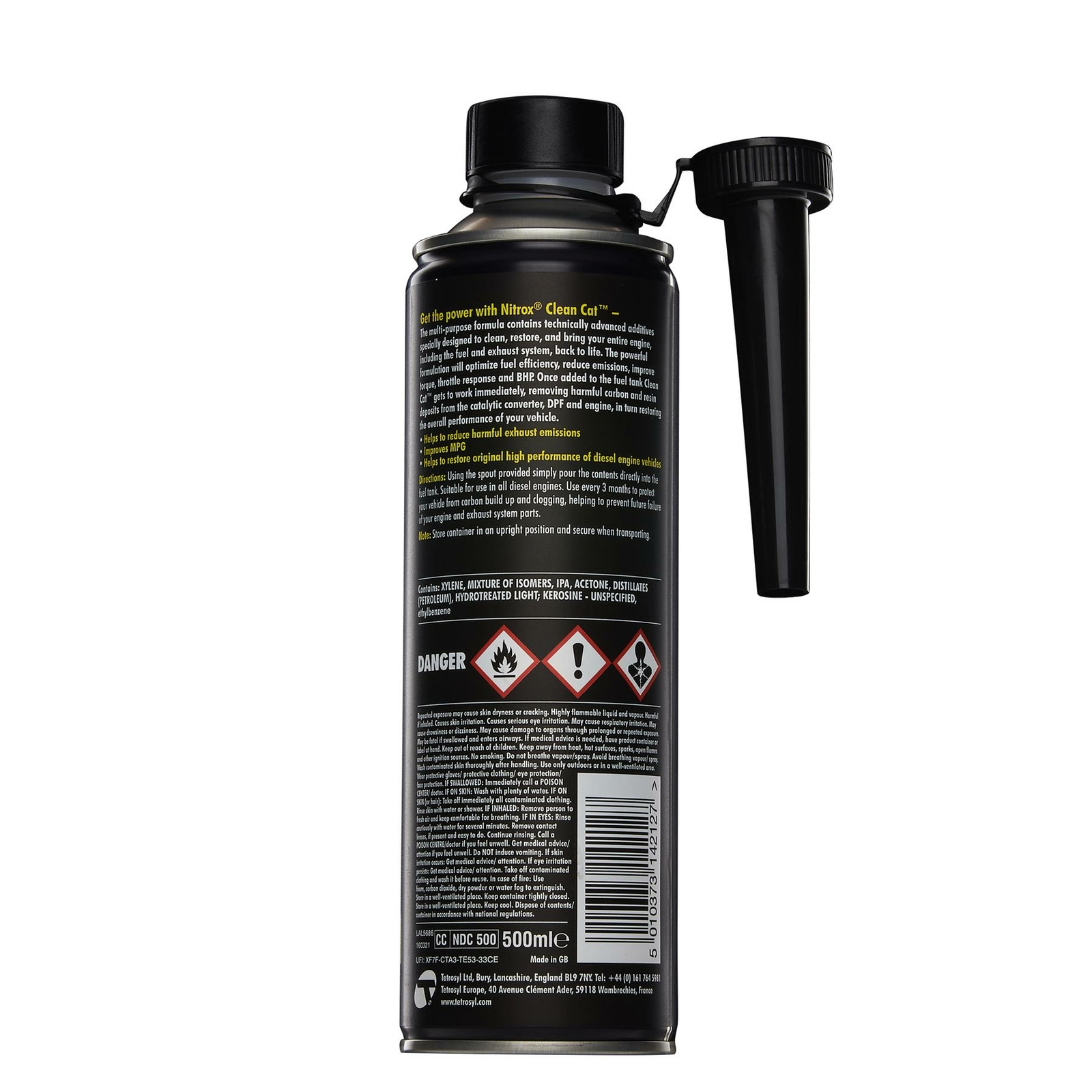 Nitrox Clean Cat Diesel Fuel and Exhaust System Cleaner 500ml ...