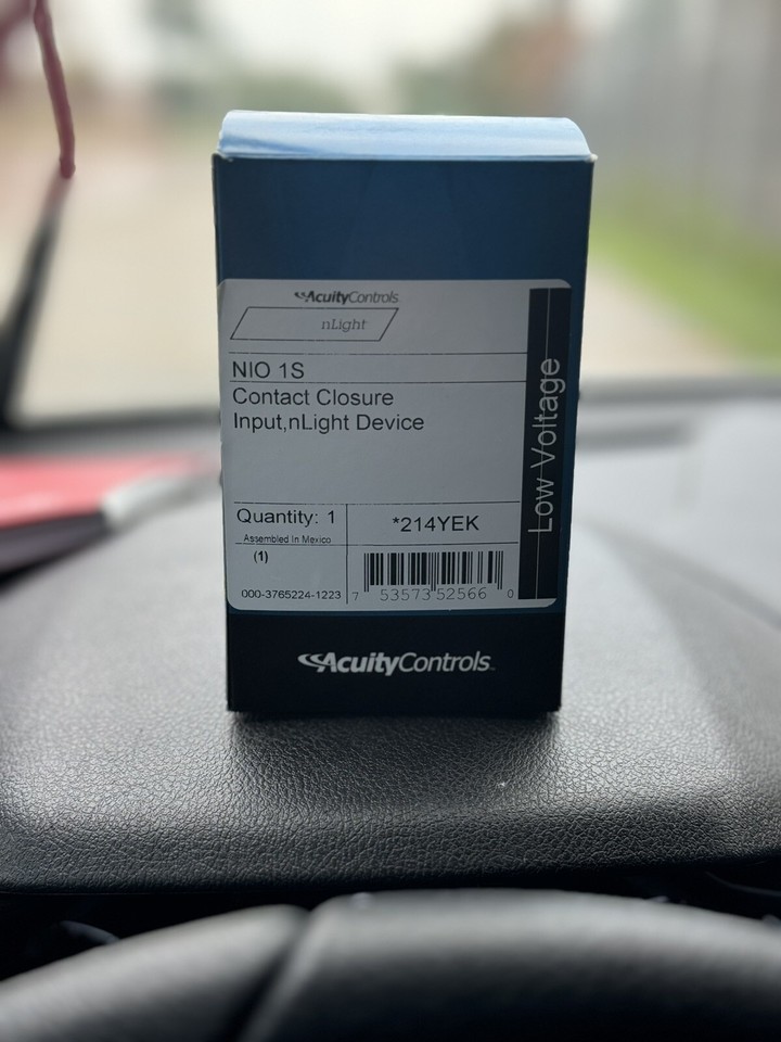 Acuity Controls Sensor Switch N/O 1S 214YEK. | eBay