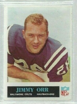 Jimmy Orr 1965 Philadelphia NFL Football Card # 9 Colts | eBay