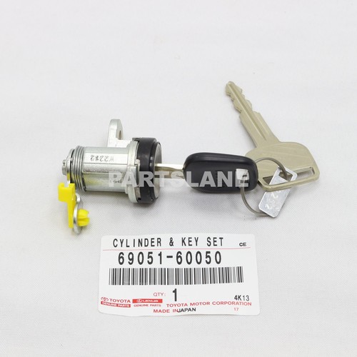 Toyota Land Cruiser FJ80 OEM Right Door Lock Cylinder and Key Set 69051 ...