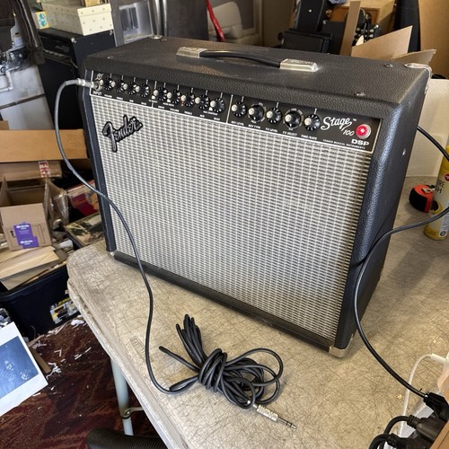 Fender Stage 100 Amp Guitar Amplifier w/DSP + Cover, Excellent /Tested ...