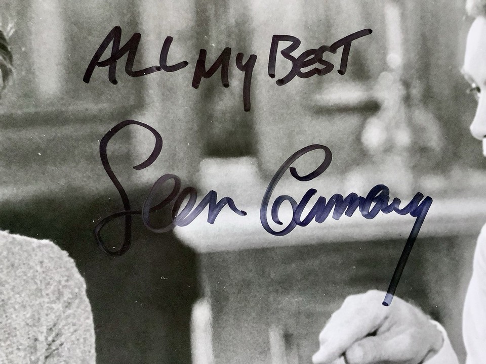 🔥SEAN CONNERY Signed Autograph 7”x9”, Woman Of Straw -1967, JAMES BOND ...
