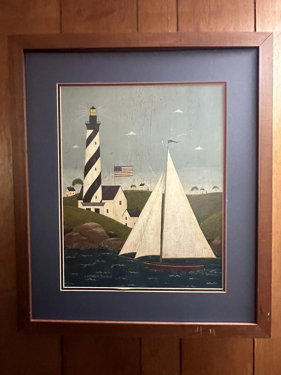 Ship And Lighthouse Artwork