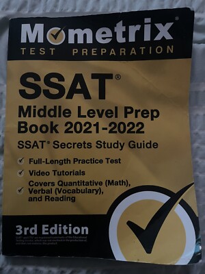SSAT Middle Level Prep Book 2021-2022 - SSAT Secrets Study Guide, Full ...