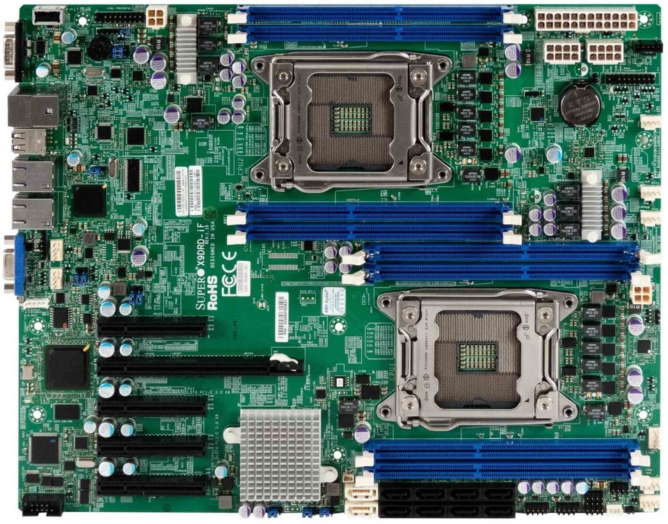 MAINBOARDS Supermicro X9DRD-iF Intel C602 LGA 2011 8xDDR3 ECC i350 GbE ...