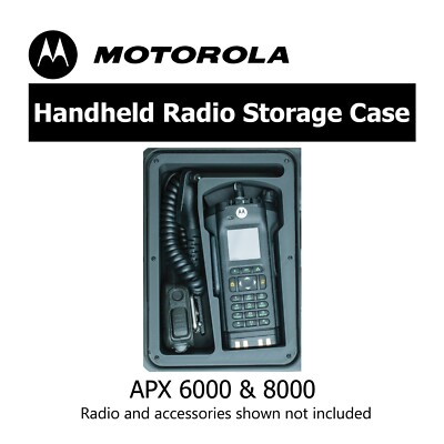 Motorola APX APX6000 APX8000 6000 8000 Radio Custom Storage Carrying ...