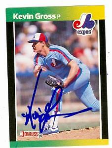 Kevin Gross autographed Baseball Card (Montreal Expos) 1989 Donruss #T ...